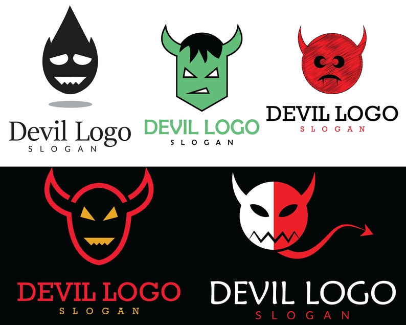 Devil Svg, Black Flame Devil Png, Demon Icon Design, Devil Logo ...