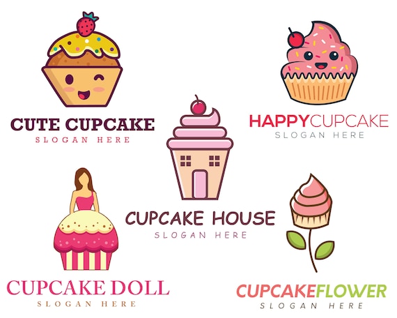 Cupcake Logo Template