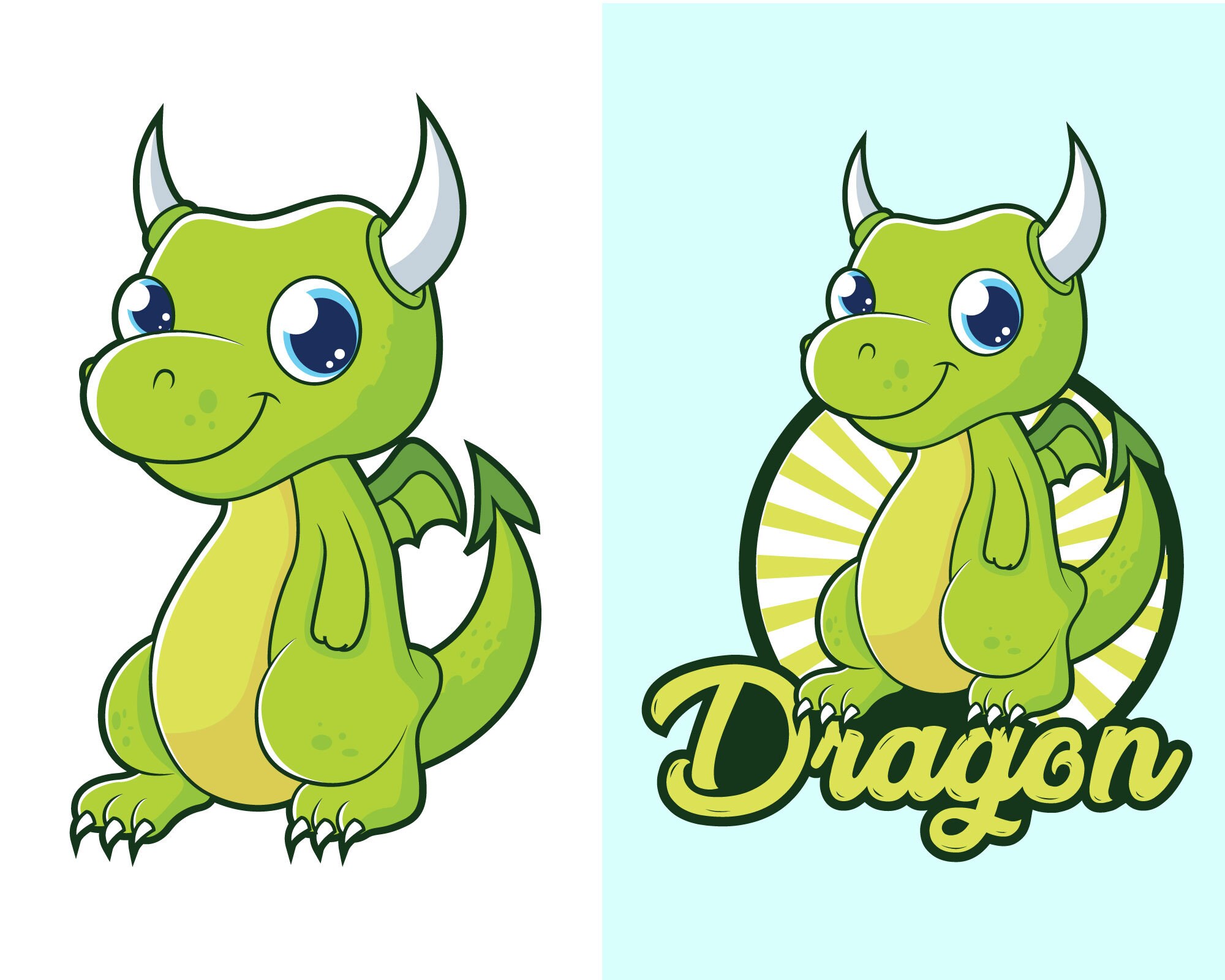 Hoe Teken Je Een Cartoon Baby Draak Vliegende Draak Vectoren,