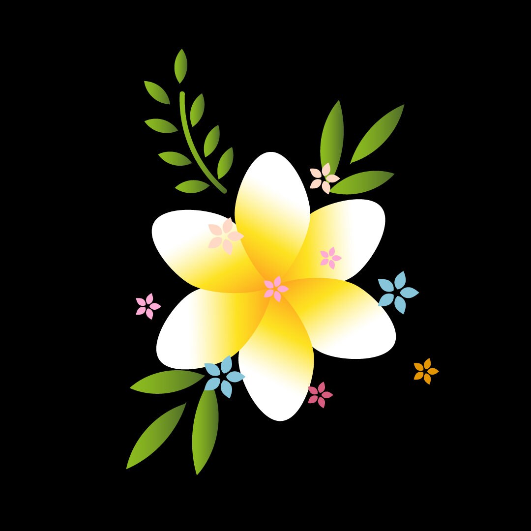 Flower Svg Floral Vector Flower Eps Floral Svg Flower | Etsy