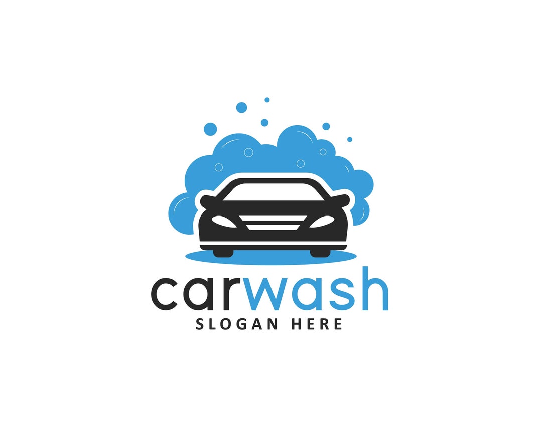 Car Wash Logo, Car Cleaning Logo Template, Auto Detailing Logo, Car ...
