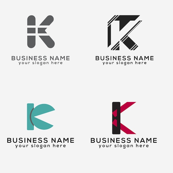 K Letter Svg K Letter Logo K Letter Eps K Letter Clipart K - Etsy