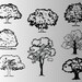 Tree Outline Svg, Tree Clipart, Tree Vector, Tree Clipart, Tree ...