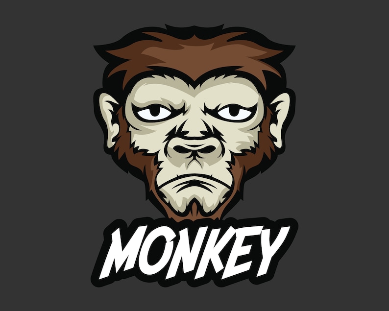Monkey Logo, Monkey Png, Monkey Cartoon Illustration, Monkey Clipart ...