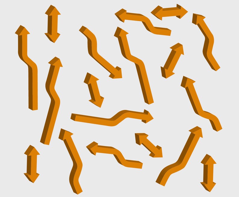 3D Arrow Svg, Arrow Sign, Arrow Printable, Arrow Stickers, Arrow ...