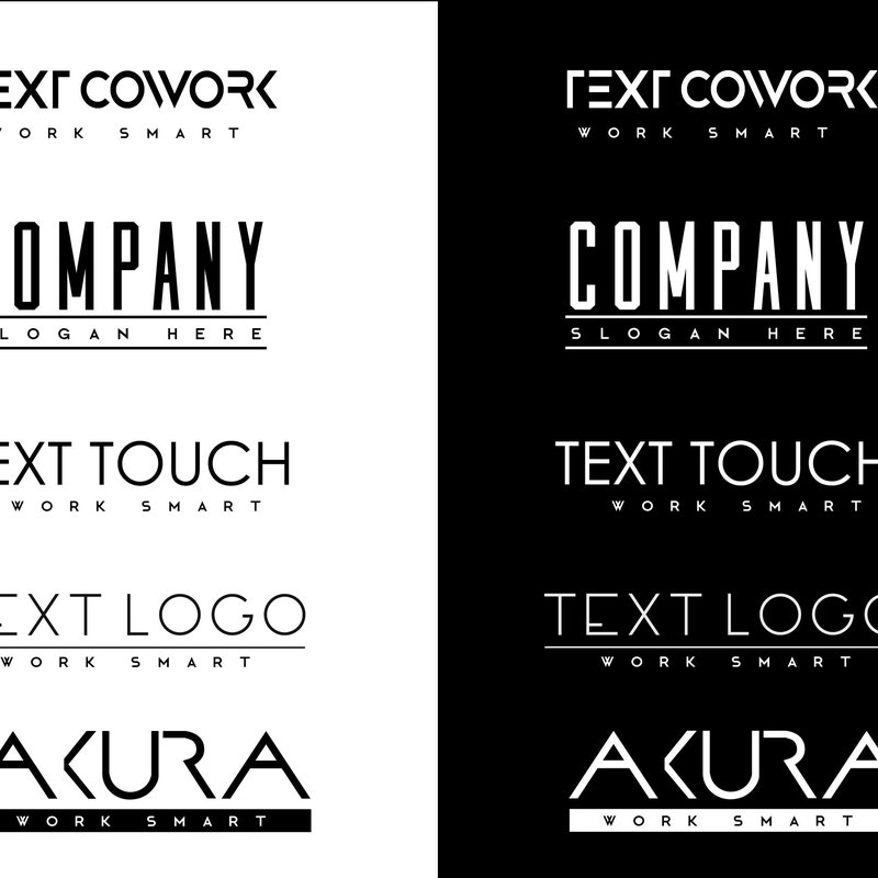 Premade Text Logo - Etsy