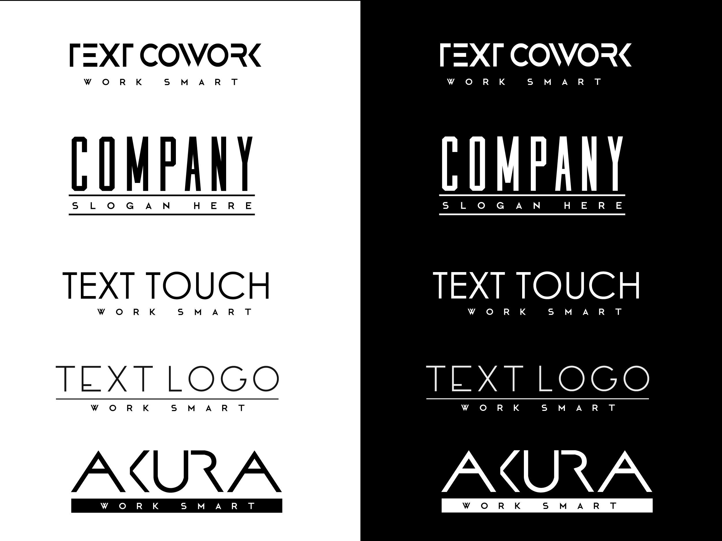 Text Logo Samples