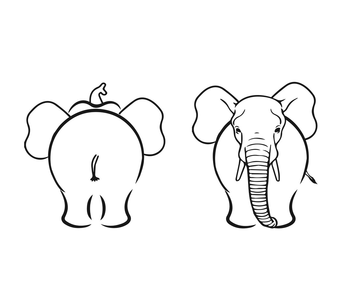 Elephant Svg , Elephant Eps, Elephant Silhouette, Elephant Clipart ...