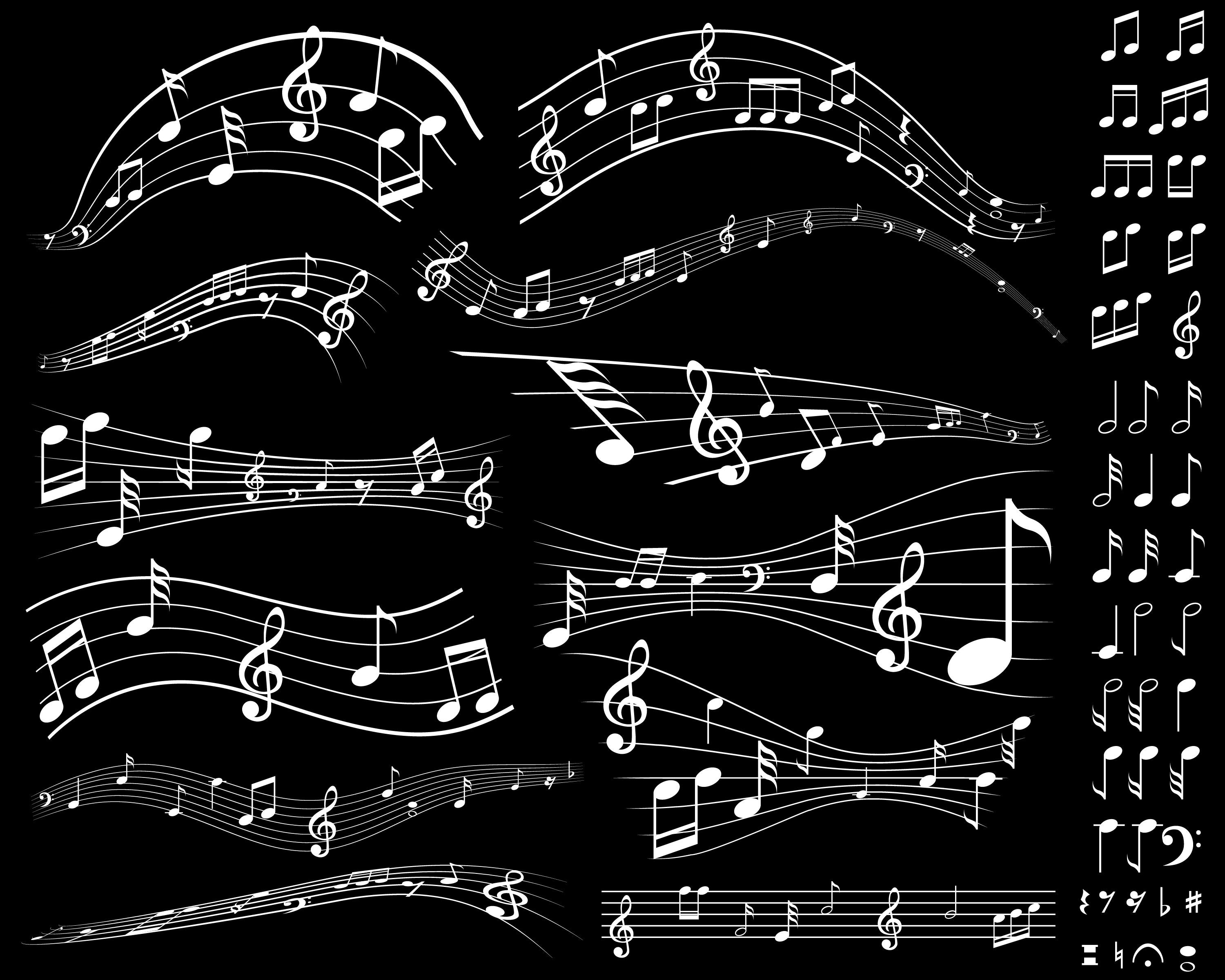 Stave Svg, Music Note Icons, Wavy Line Svg, Music Lines Svg, Stave Note ...