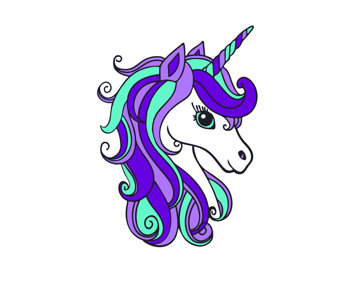 Unicorn Png, Unicorn Svg, Unicorn Icon, Unicorn Image for Sticker, Baby ...