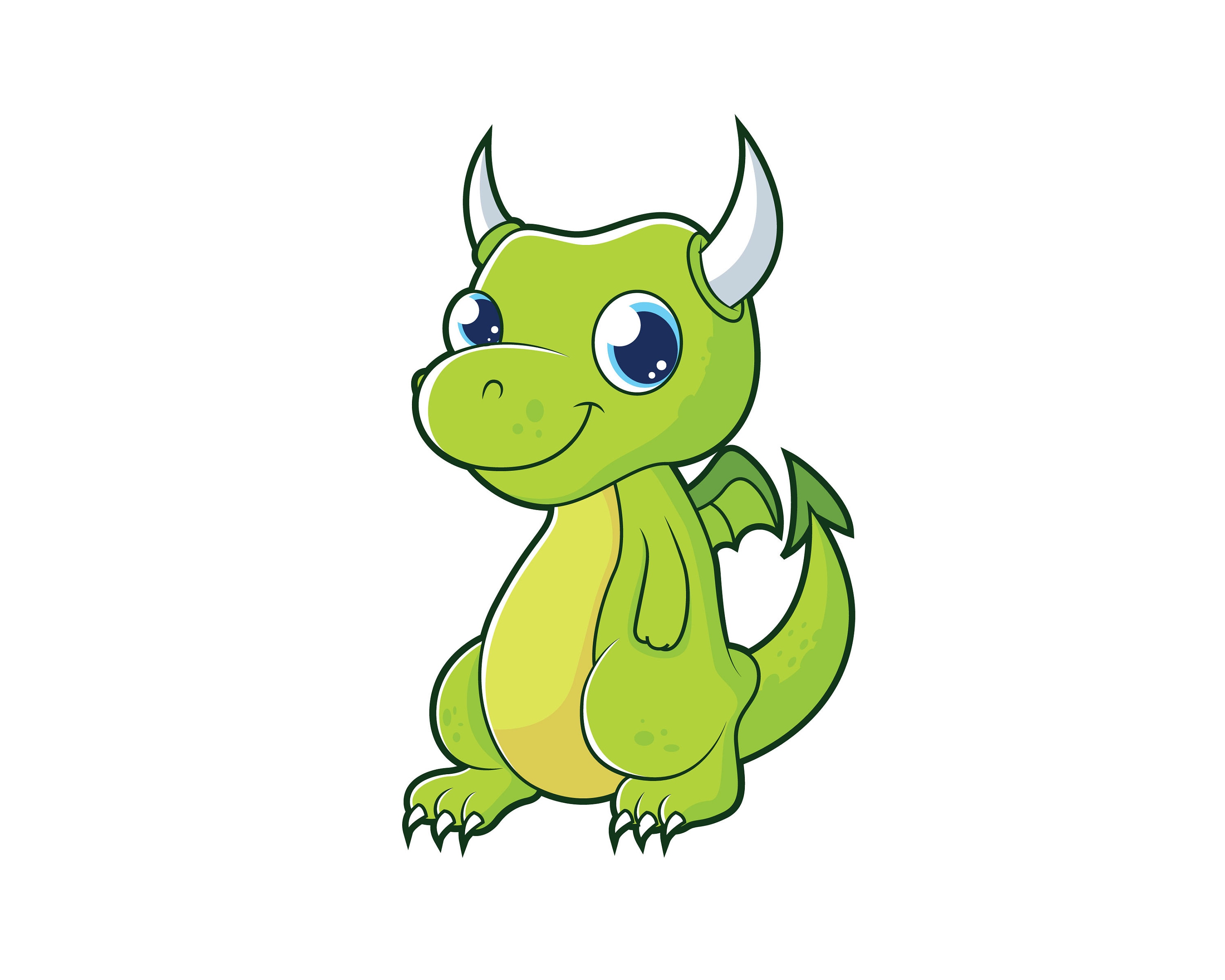 Cute Baby Dragon Cartoon