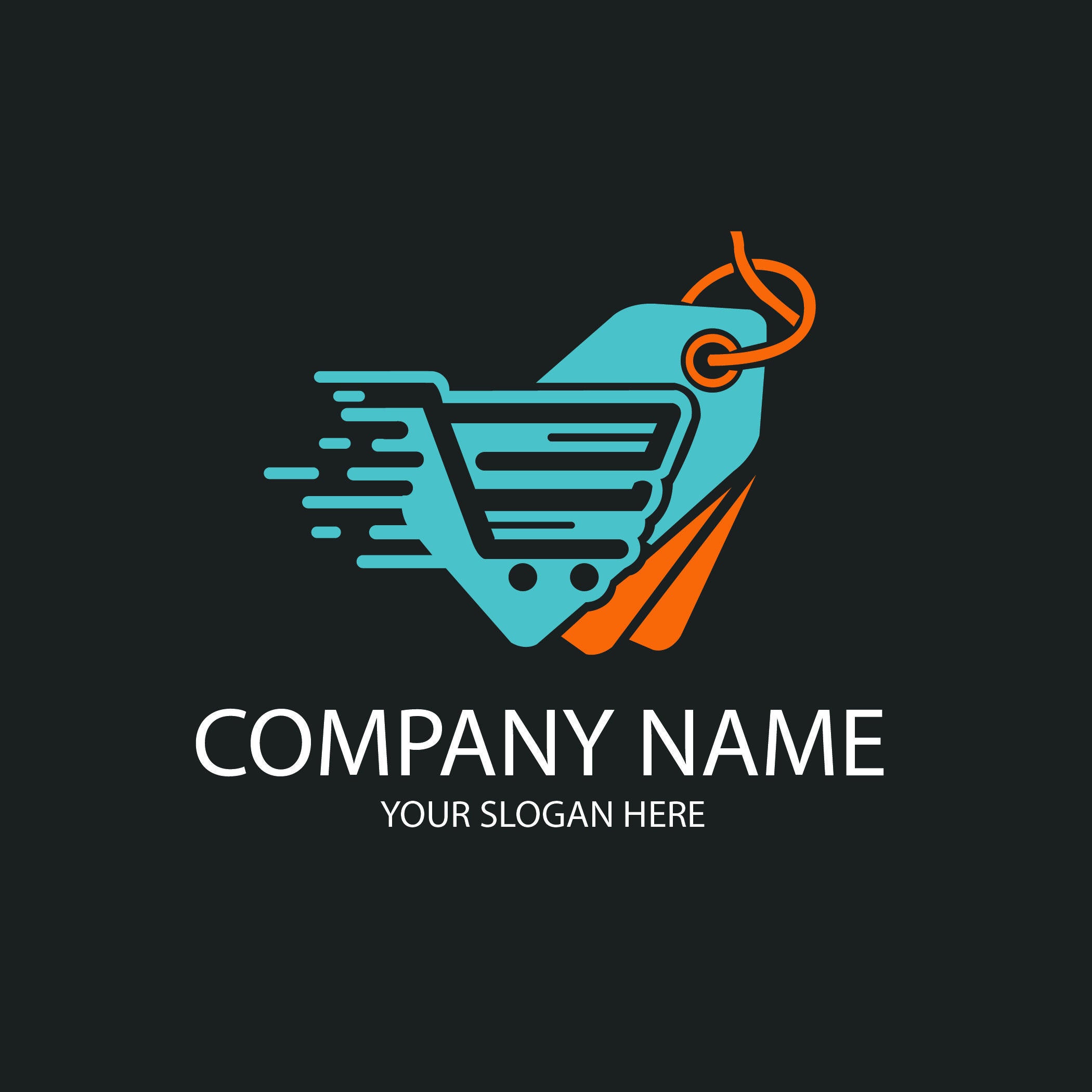 Shopping Cart Logo, Cart Clipart, Ecommerce Online Shop Logo, Retail ...