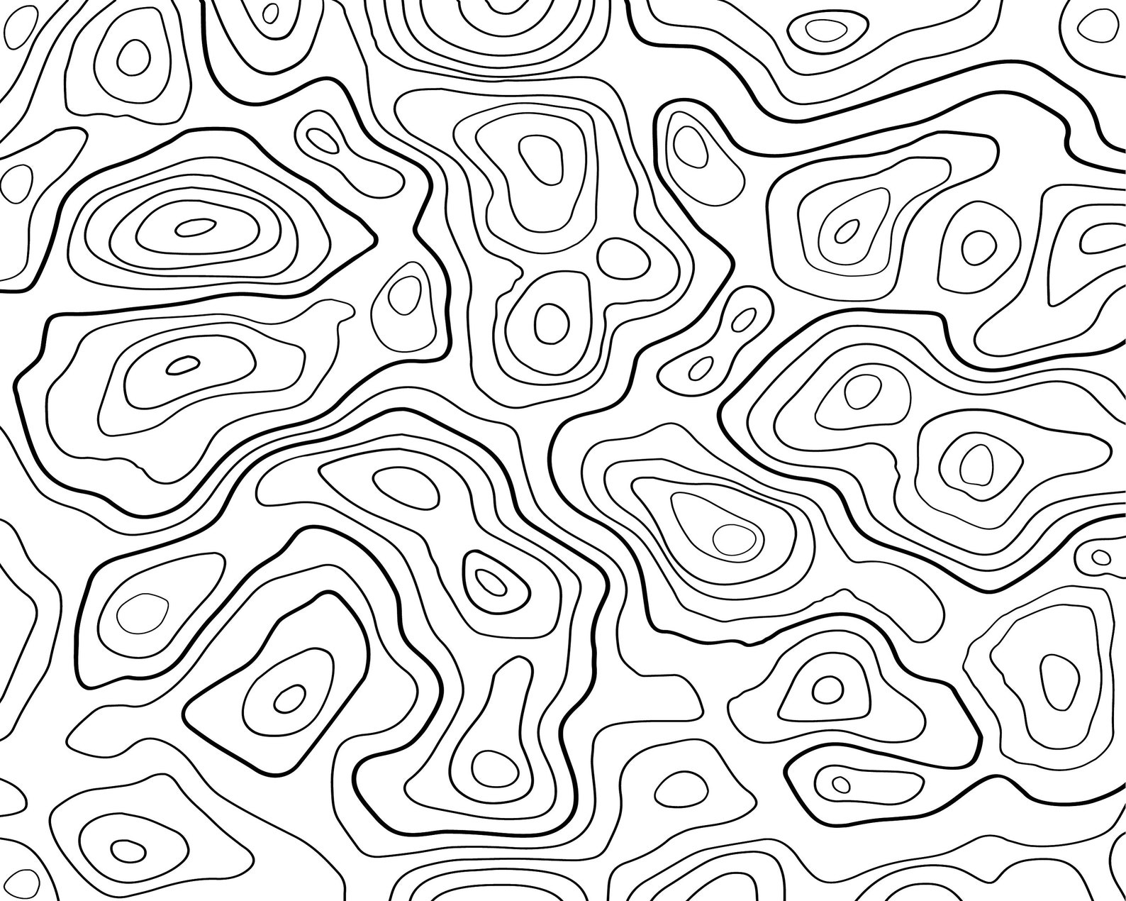 Topographic Pattern Design Eps Map Pattern Svg Topography Pattern Contour Plan Eps Landscape