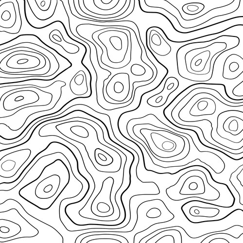 Topographic Pattern Design Eps Map Pattern Svg Topography Etsy 