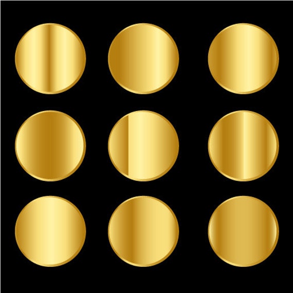 Gold Effect Gold Layer Gold Color Gold Vector Effect Gold | Etsy