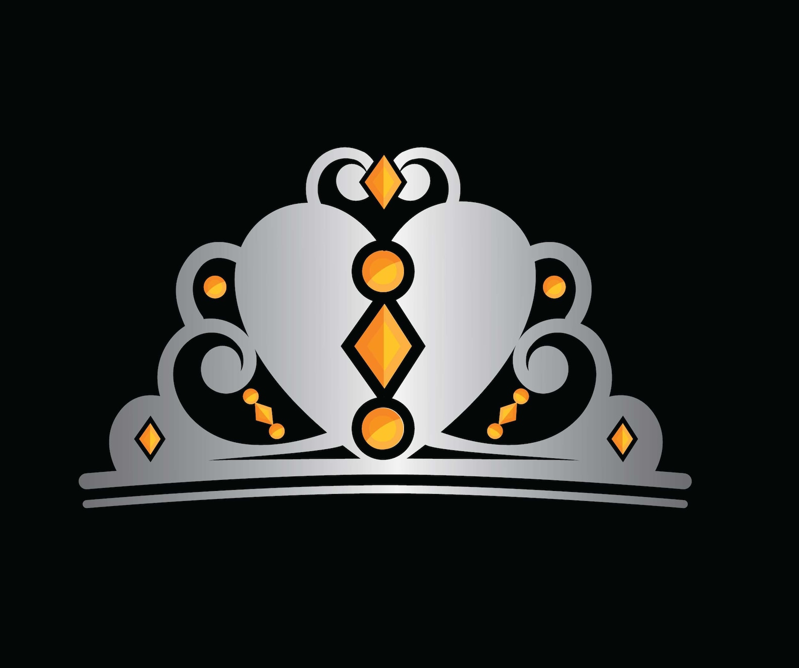 Silver Tiara Svg, Princess Svg, Crown Svg, Princess Tiara Svg, Royal ...