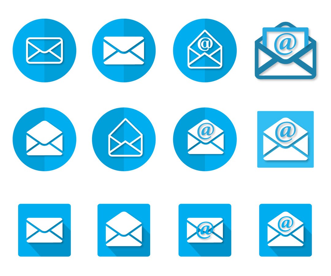 Blue Email Icon