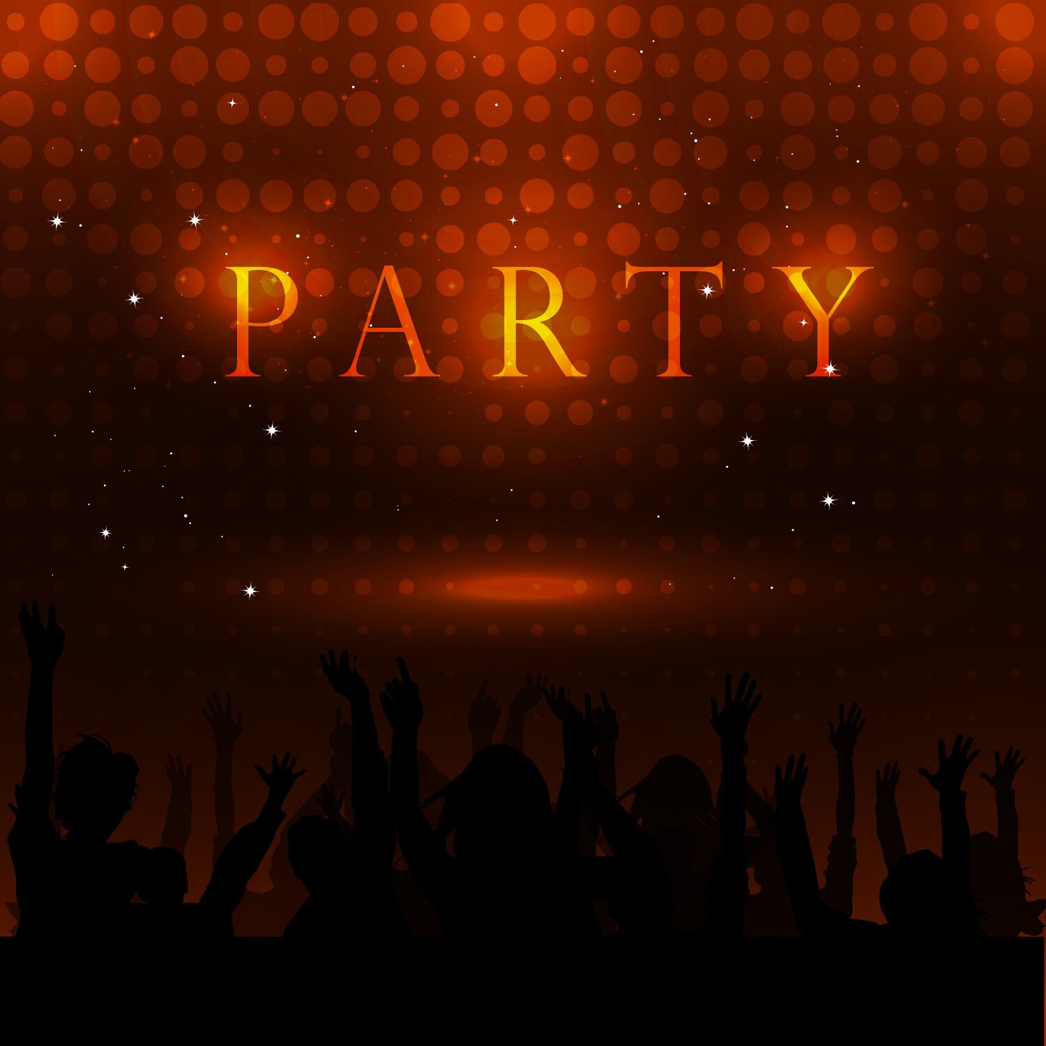Musical Party Backdrop EPS, Musical Show Banner SVG, Hip Hop Disco ...