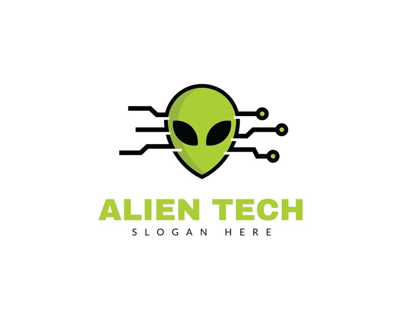 Alien Svg, Alien Tech Logo Design for Brand-36914118, Tech Logo ...