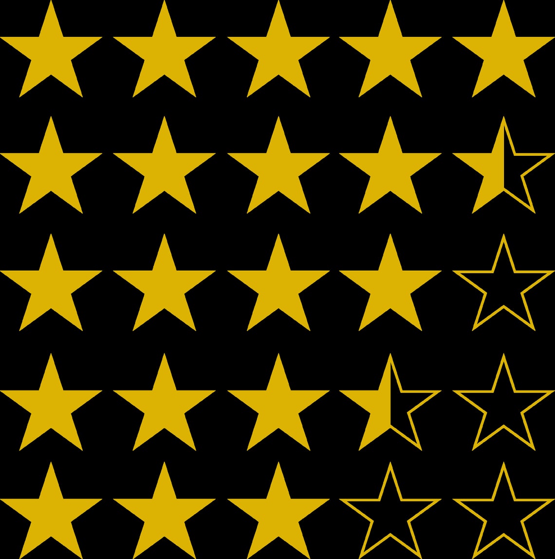 Stars Review Svg 5 Stars Svg Five Star Review Svg Rating | Etsy