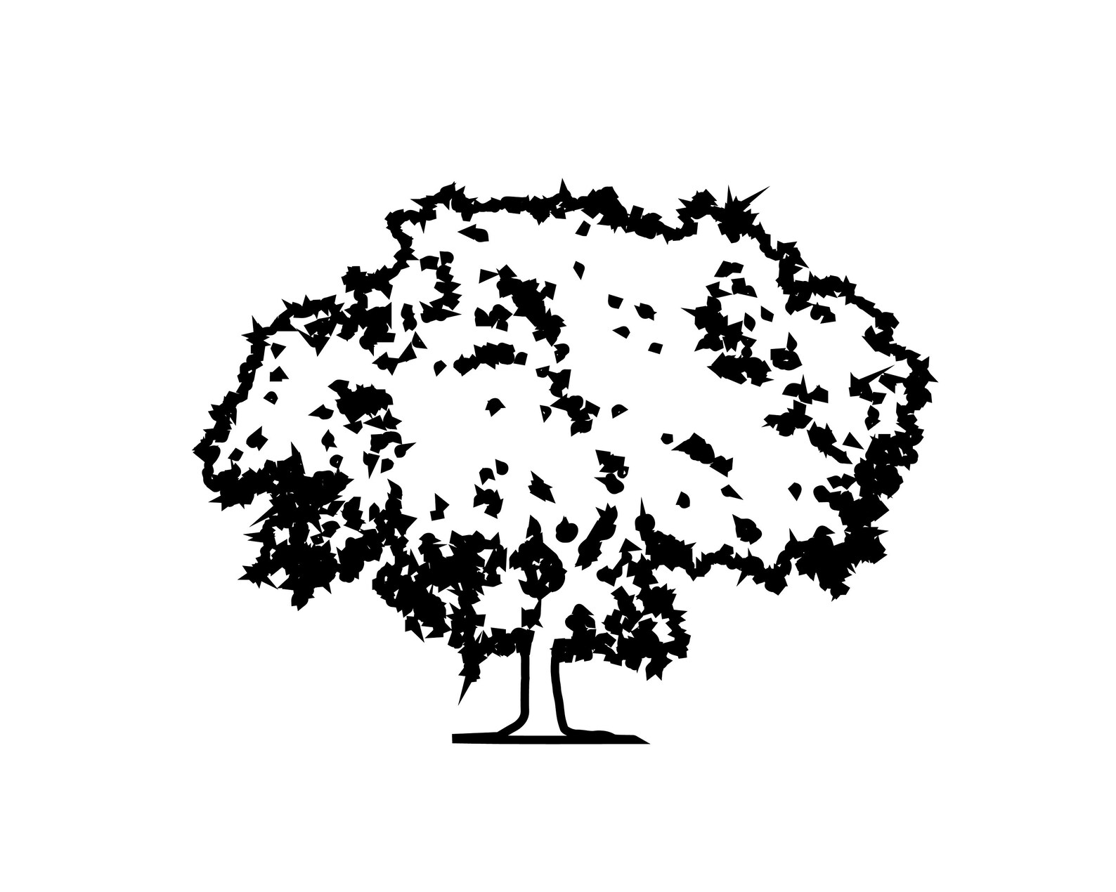Tree Outline Svg, Tree Clipart, Tree Vector, Tree Clipart, Tree ...