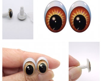 10pairs 47mm Large Toy Eyes Cartoon Eyes Oval Adorable Comic Safety ...