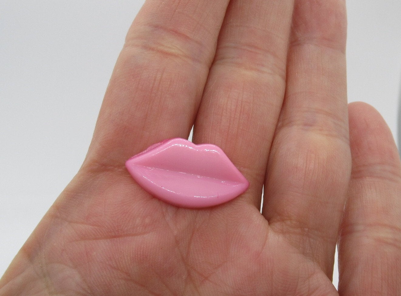 Plastic Lip Buttons Decorative Buttons Set of 10 Pink - Etsy