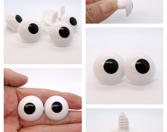 Five (5) Pairs of Small Puppet Eyes. 10 X 24mm Eyes - Etsy Canada