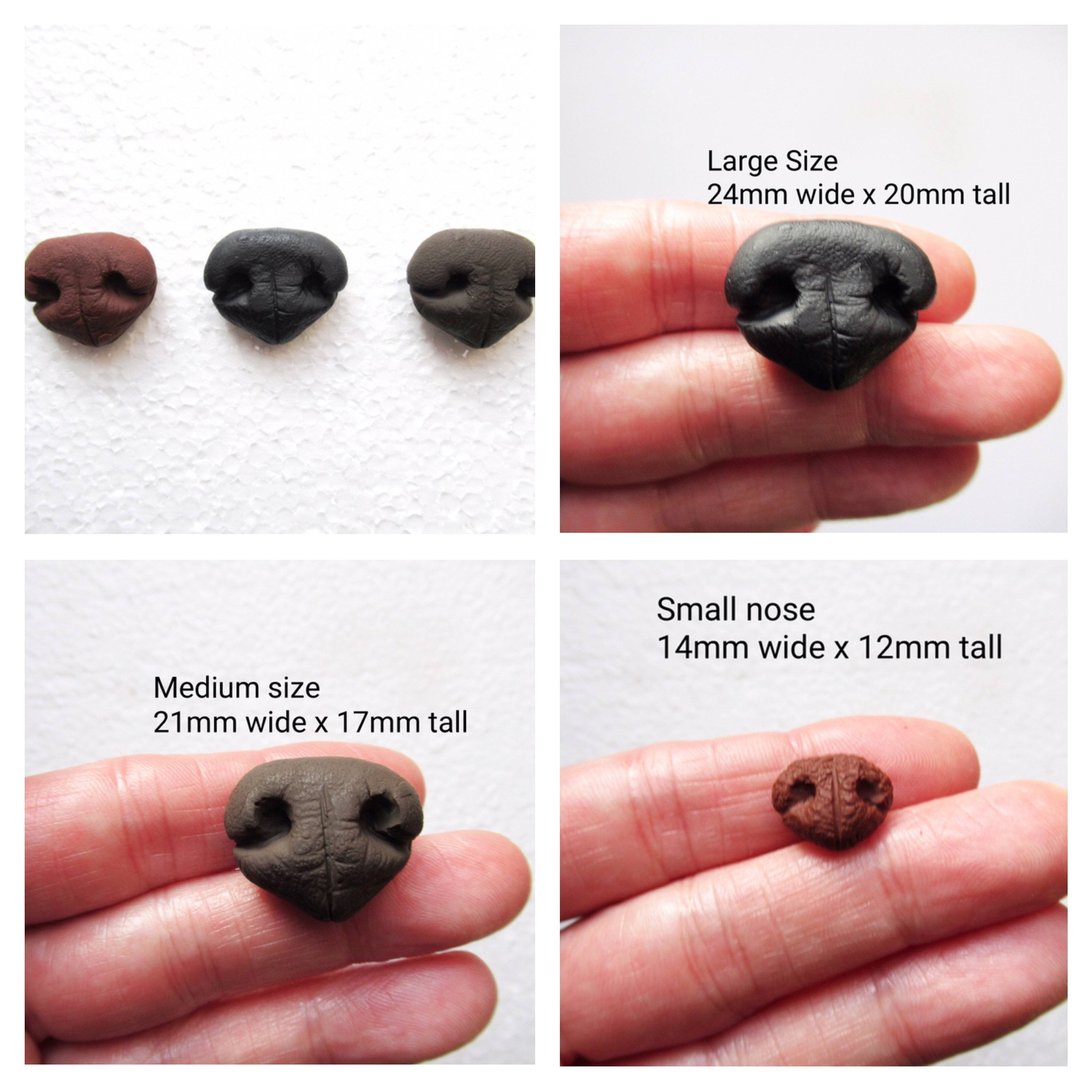 Polymer Clay Handmade Nose for Animals Toy Nose Animal | Etsy