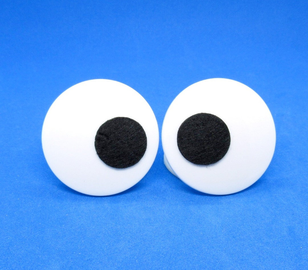 Large Safety Eyes - 40 X 40mm DIY Pupil - Funny Eyes - Puppet Eyes ...