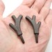 Small Reindeer Plastic Horns for Toys - 3 Pairs - Deer Antlers - Toy ...