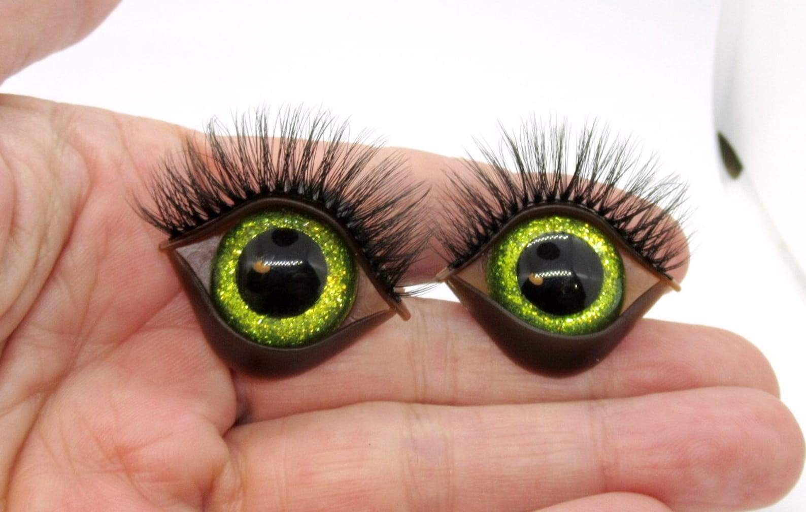 Plastic Eyelids for Safety Eyes With Eyelashes 1 Pair 18mm - Etsy