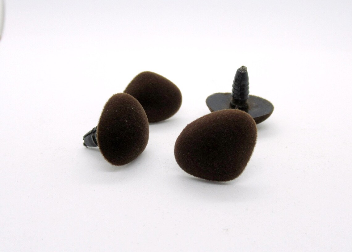 Flocked Safety Noses Triangle Shaped Noses Set of 4 - Etsy