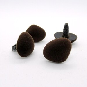 Flocked Safety Noses - Triangle Shaped Noses - Set of 4 - Fuzzy Flock ...