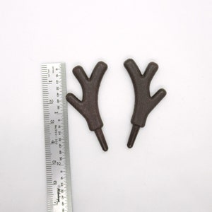 Small Reindeer Plastic Horns for Toys - 3 Pairs - Deer Antlers - Toy ...