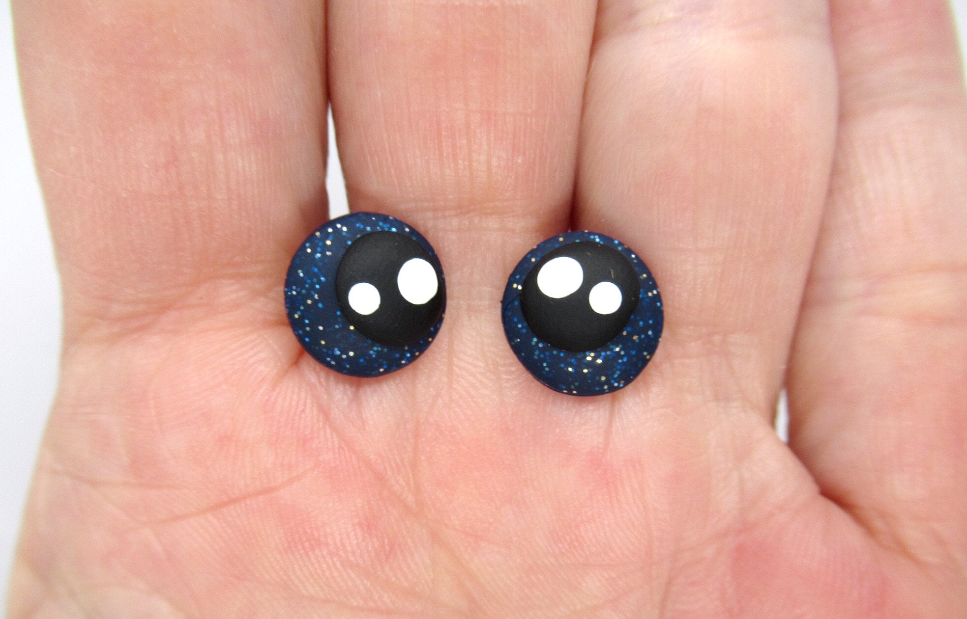 Anime Eyes Polymer Clay Handmade Toy Eyes With Posts Set | Etsy