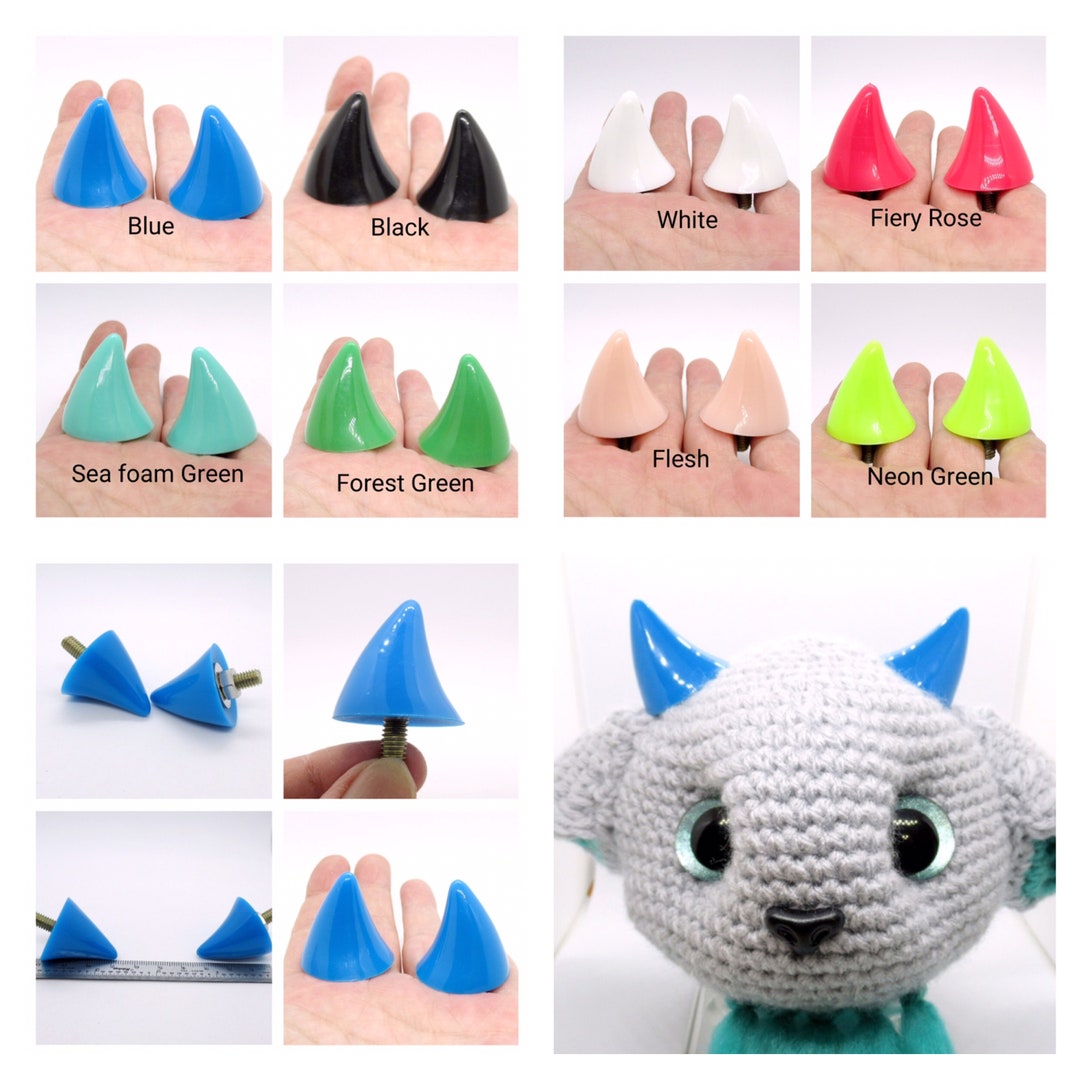 Devil Horns for Toys - Attachable Horn - Mini Horns for Puppets ...