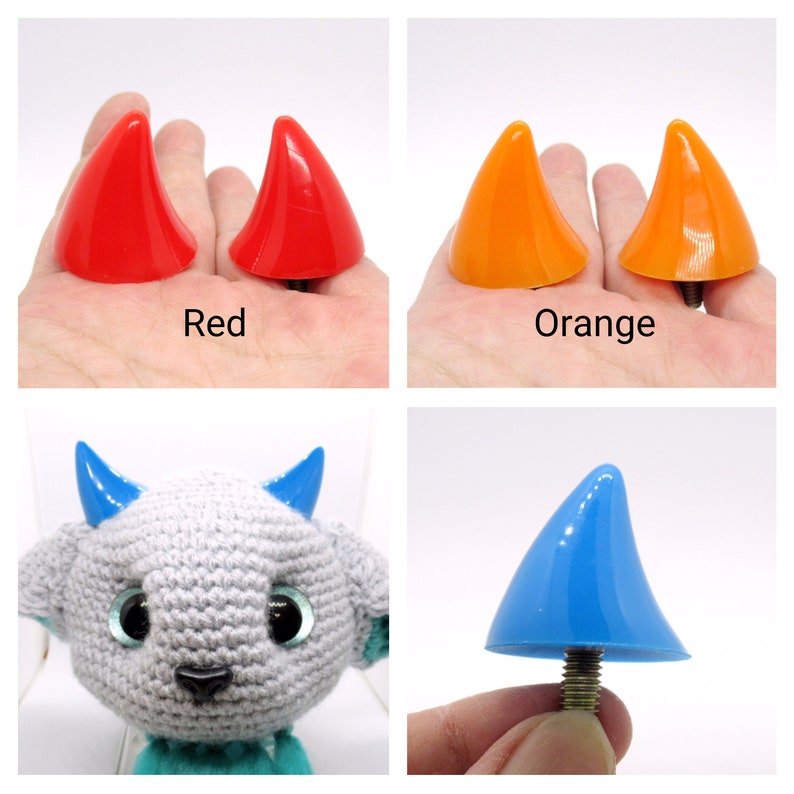 Devil Horns for Toys Attachable Horn Mini Horns for - Etsy