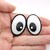 30mm Plastic Oval Safety Eyes 1 Pair Puppet Eyes Plastic Eyes Round ...