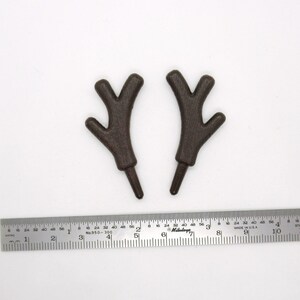 Small Reindeer Plastic Horns for Toys - 3 Pairs - Deer Antlers - Toy ...