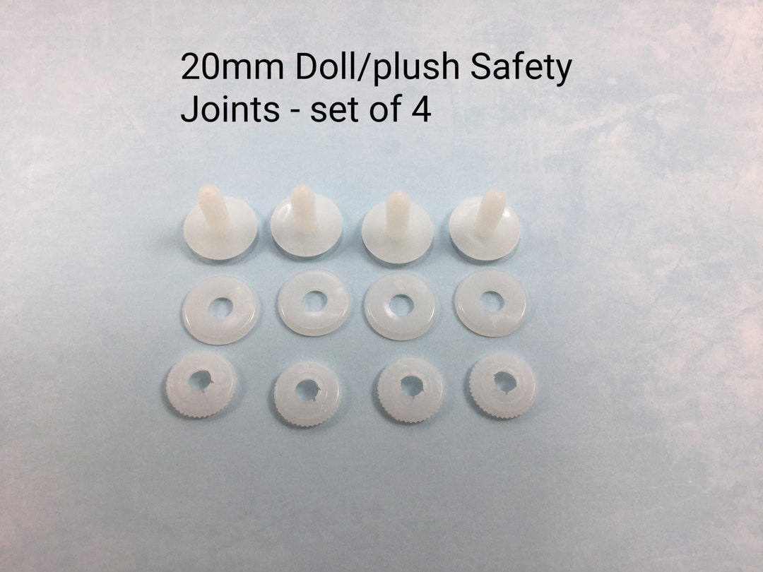 20mm Plastic Joints for Dolls/plush Animals/teddy Bears - Set of 4 ...