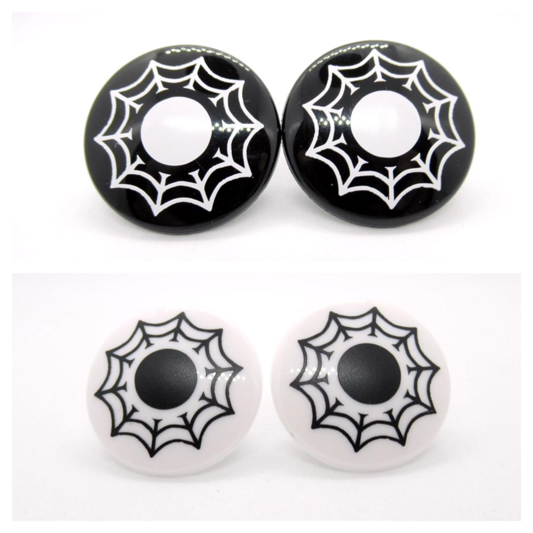 Spider Web Safety Eyes - 30 X 30 Mm Large Eyes - Fun Creepy Eyes ...