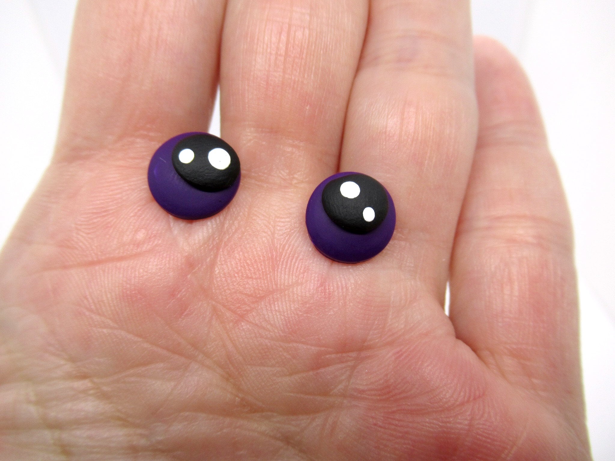 Anime Eyes Polymer Clay Handmade Toy Eyes With Posts Set | Etsy