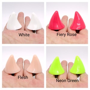 Devil Horns for Toys - Attachable Horn - Mini Horns for Puppets ...