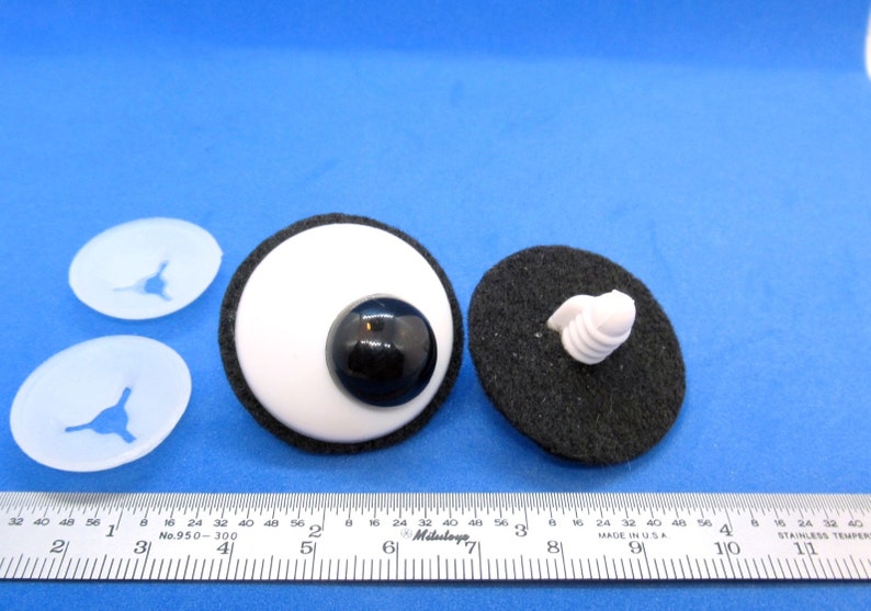 30mm Plastic Oval Safety Eyes - 1 Pair Puppet Eyes - Plastic Eyes ...