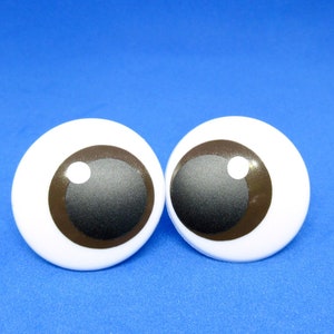 Extra Large Safety Eyes - 30 X 30mm Comical Eyes - Funny Eyes - Brown ...