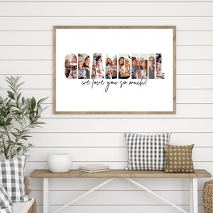 Grandma Photo Frame, Personalized Grandma Frame, Grandma Photo Collage ...