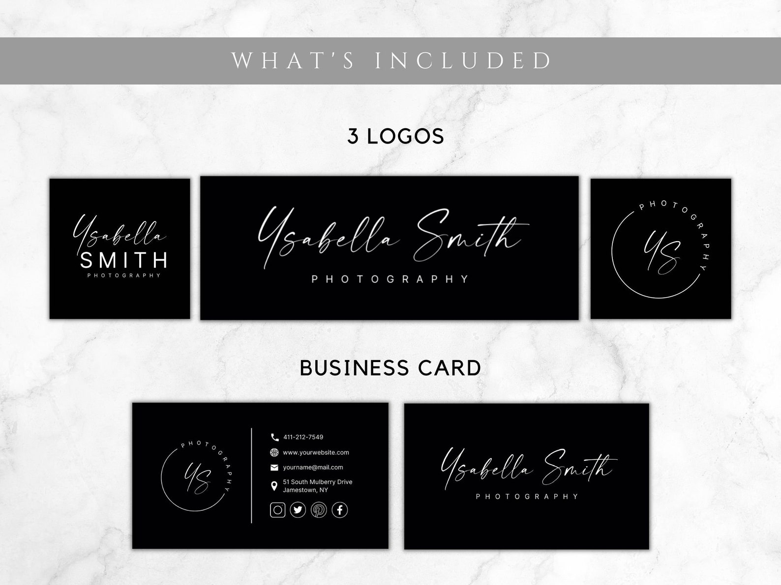 DIY Signature Logo Design Branding Kit Branding Kit Logo DIY - Etsy