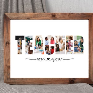 Teacher Photo Frame, Personalized Teacher Photo Frame, Teacher Photo ...