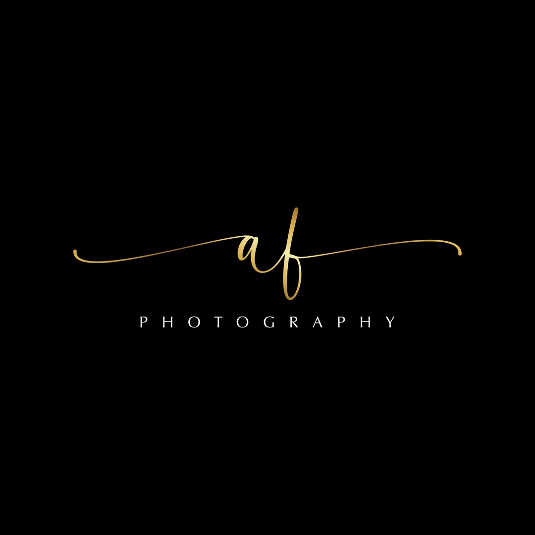 Custom Signature Logo Design, Gold Watermark Logo - Etsy